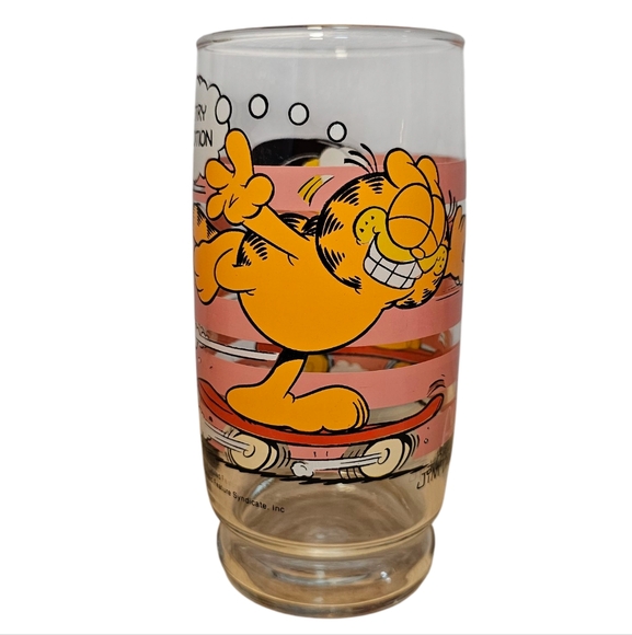 Dining | Vtg 1978 Garfield Odie Skateboarding Poetry In Motion ...